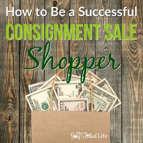 How to Be a Successful Consignment Sale Shopper - My Joy-Filled Life
