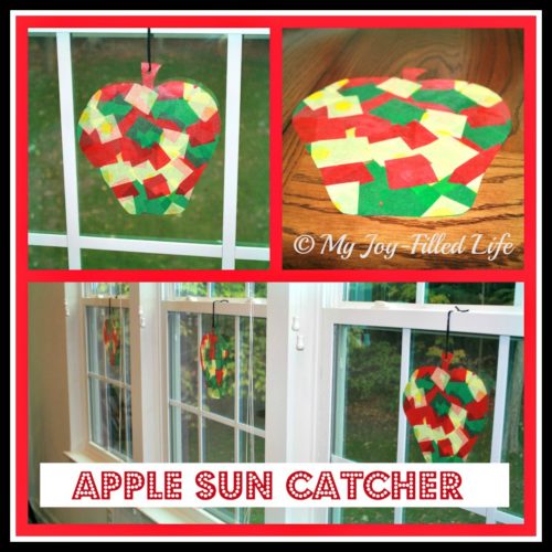 Apple Sun Catcher Craft - My Joy-Filled Life