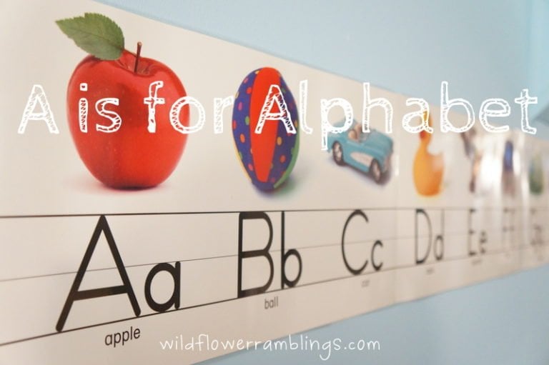 A is for Alphabet - My Joy-Filled Life