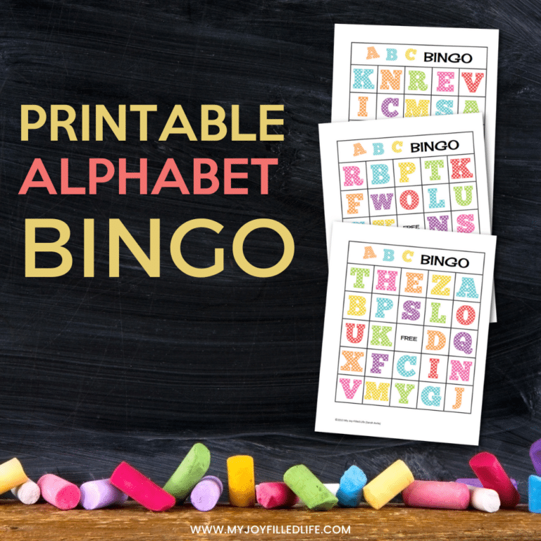 ABC Bingo square - My Joy-Filled Life