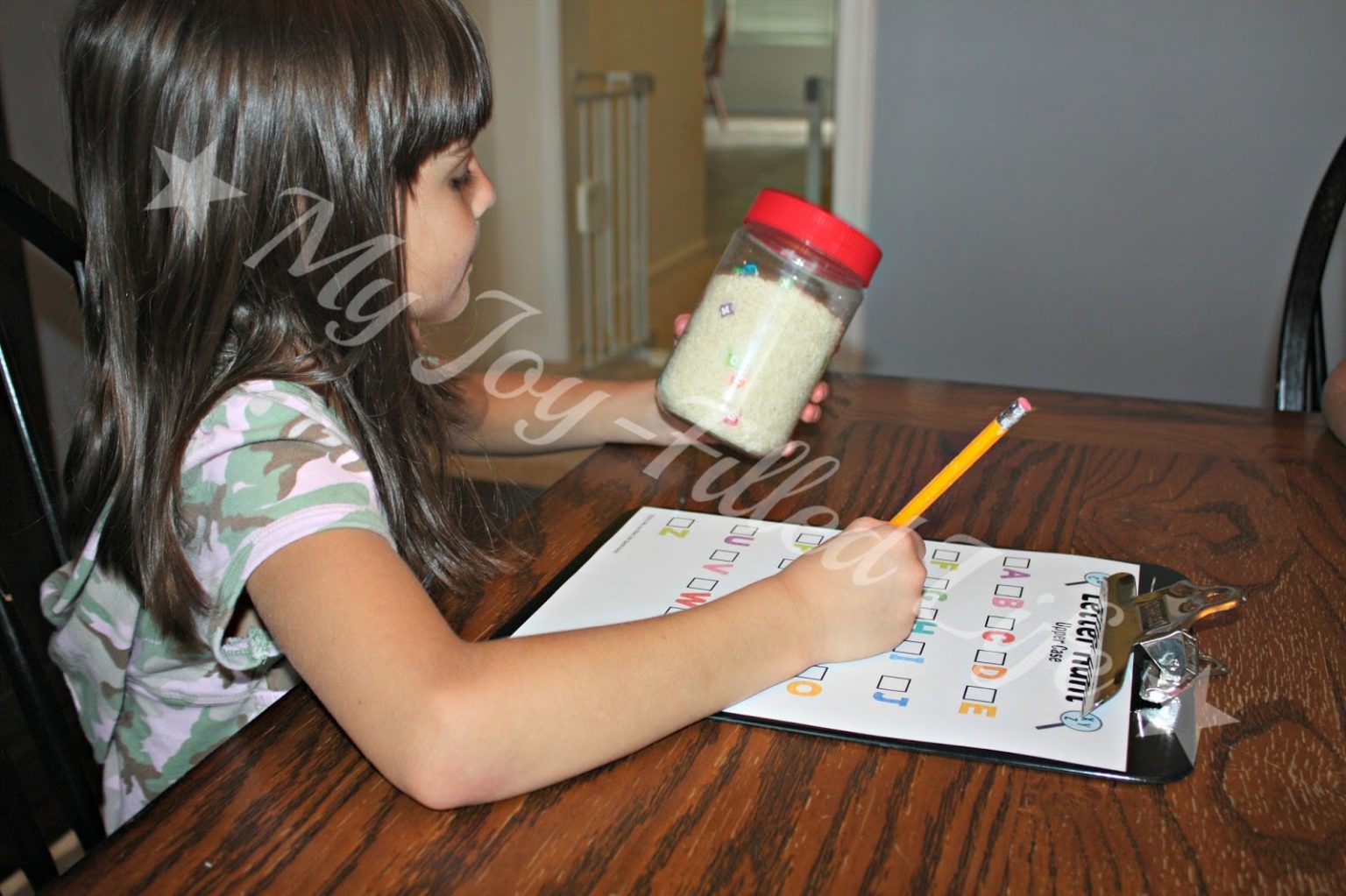 Printable Letter Scavenger Hunt Sheets