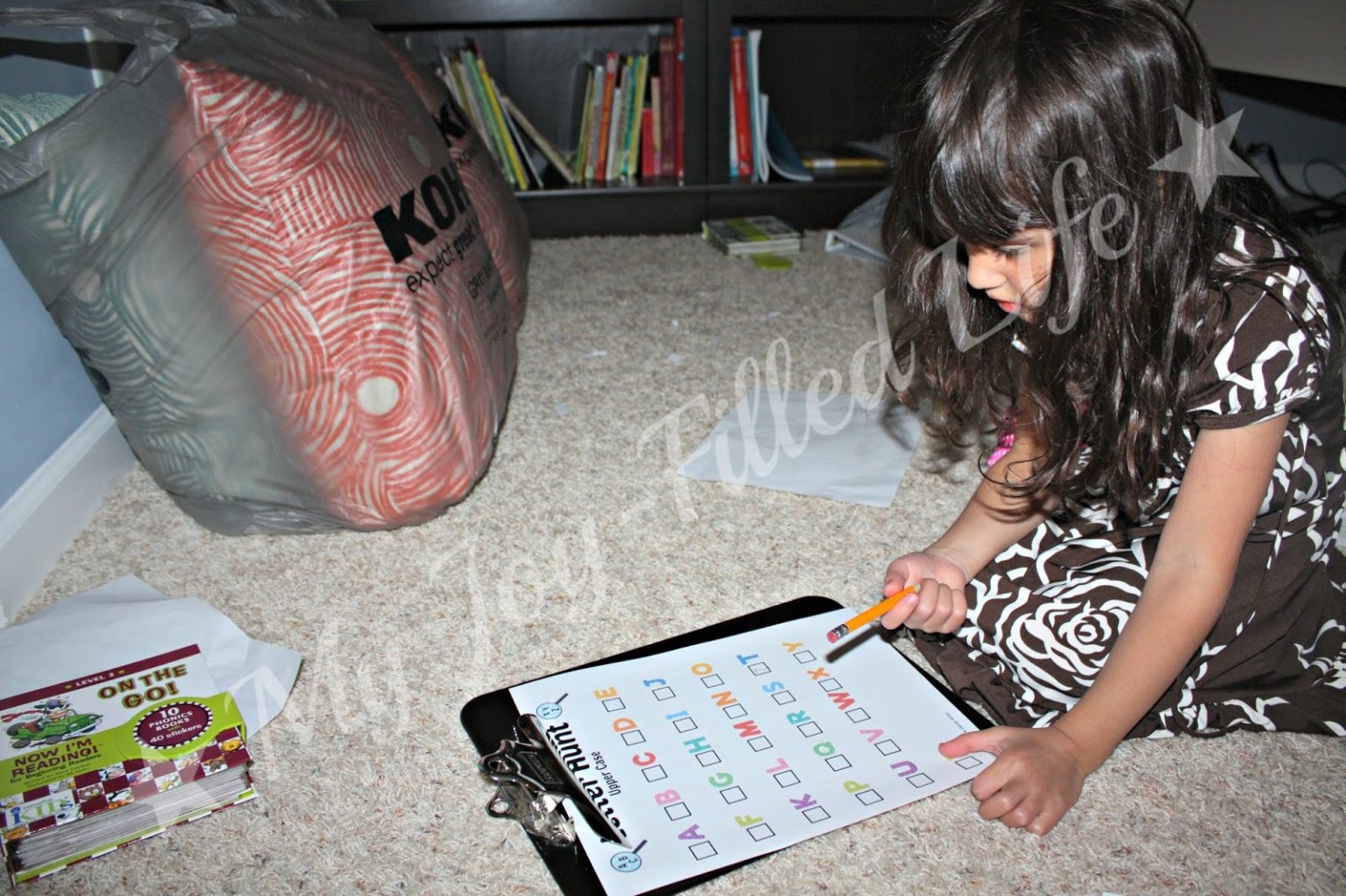 Printable Letter Scavenger Hunt Sheets