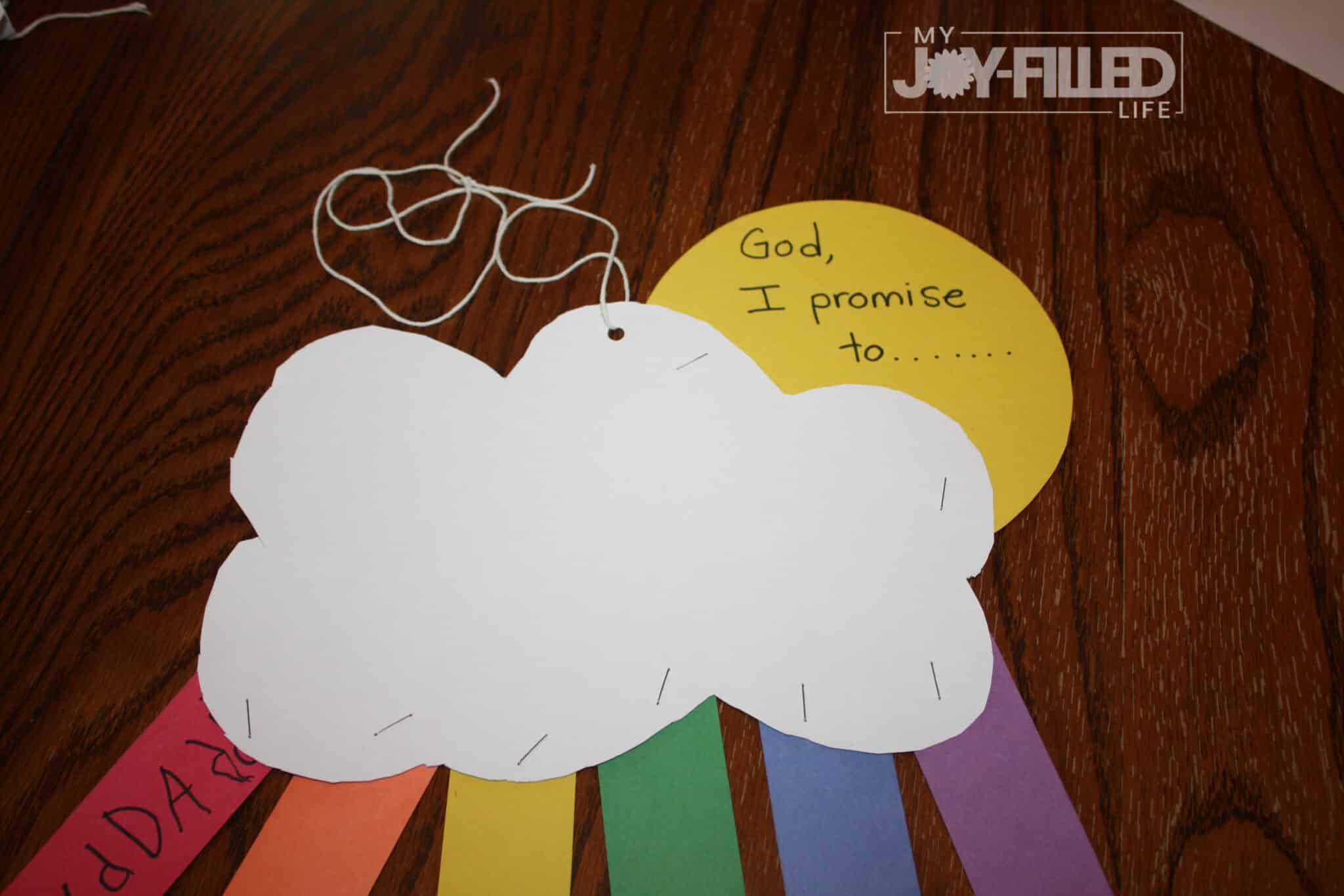 My Promises to God Craft - My Joy-Filled Life