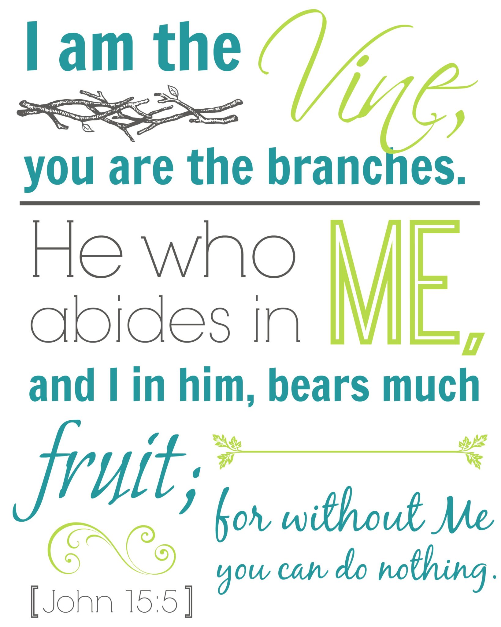 Scripture Subway Art Printables
