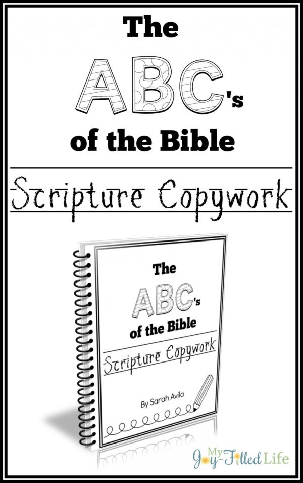 The ABCs of the Bible Scripture Copywork - My Joy-Filled Life