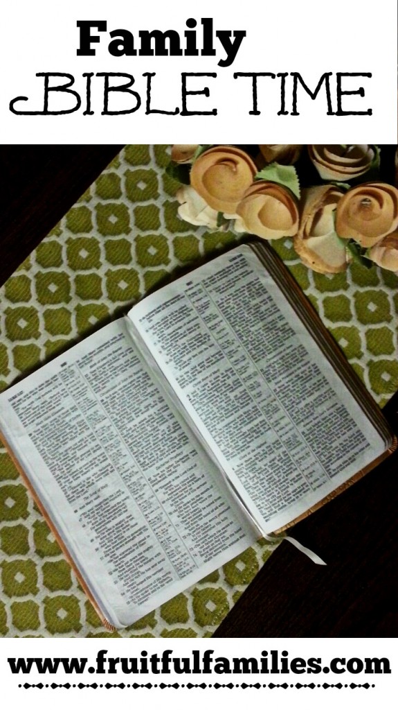 Family Bible Time My Joy Filled Life
