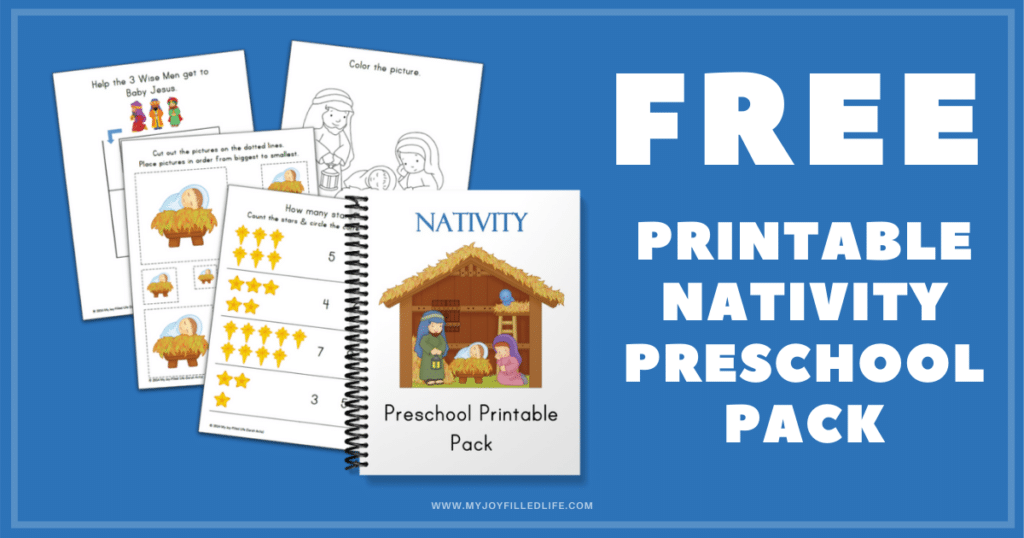 Nativity Preschool Pack FB - My Joy-Filled Life