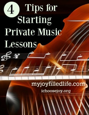 4 Tips for Starting Private Music Lessons