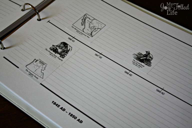 Printable Timeline Notebook - My Joy-Filled Life