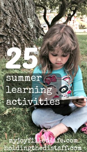 25 Summer Learning Activities - My Joy-Filled Life