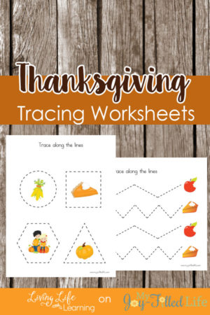 Thanksgiving Tracing Worksheets - My Joy-Filled Life