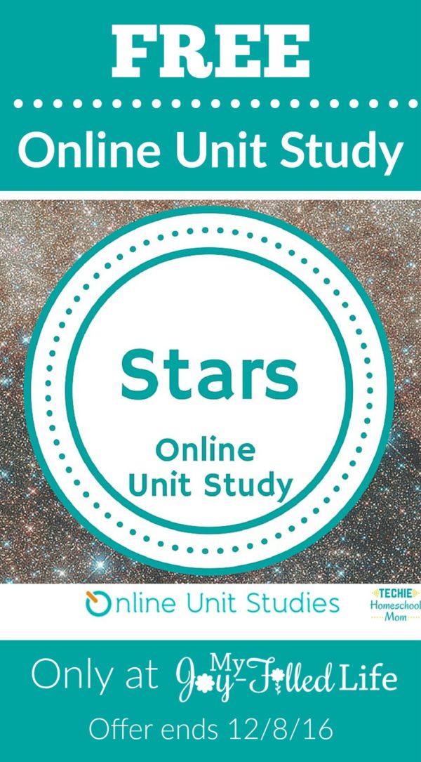 FREE Online Stars Unit Study - My Joy-Filled Life