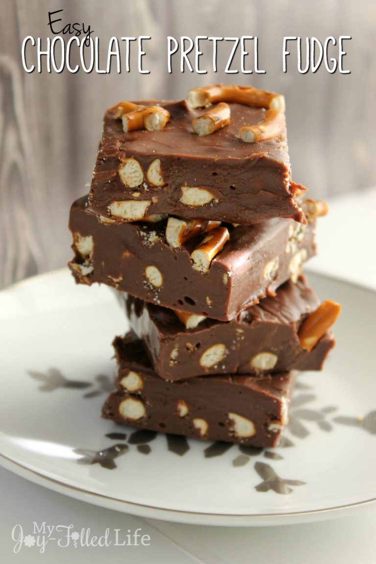 Easy Chocolate Pretzel Fudge - My Joy-Filled Life
