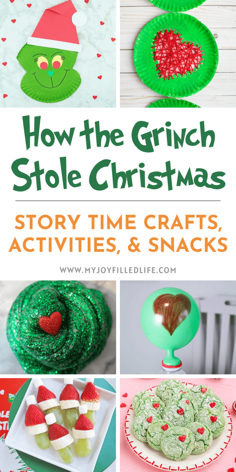 How the Grinch Stole Christmas - Story Time Activities - My Joy-Filled Life