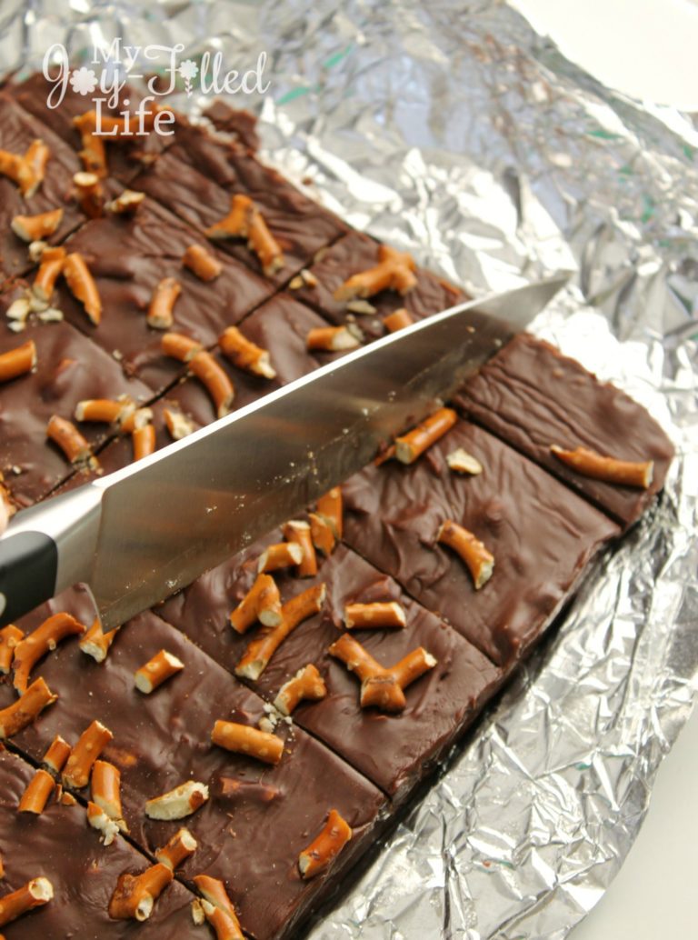 Easy Chocolate Pretzel Fudge - My Joy-Filled Life