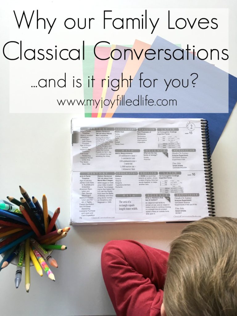 Why Our Family Loves Classical Conversations {and is it right for your ...