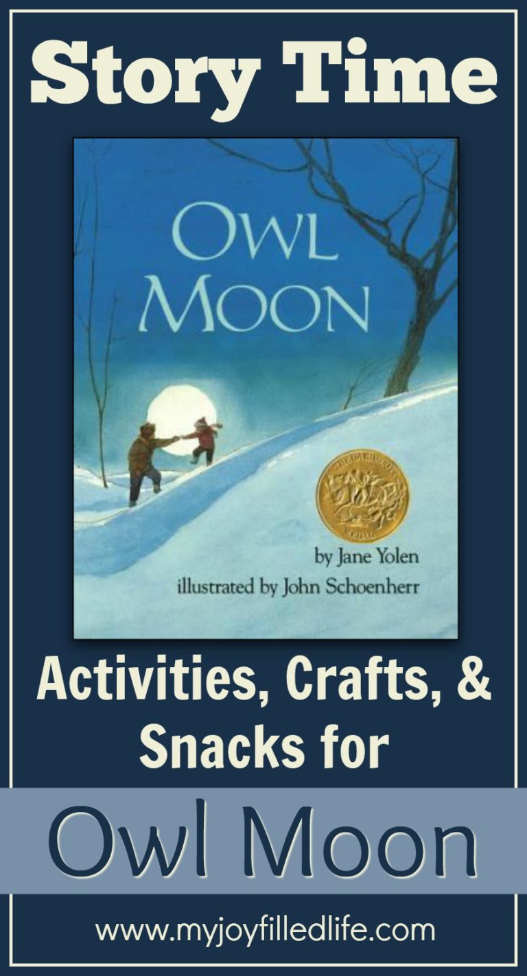 Owl Moon - Story Time Activities - My Joy-Filled Life