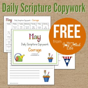 Scripture Copywork Calendar Archives - My Joy-Filled Life