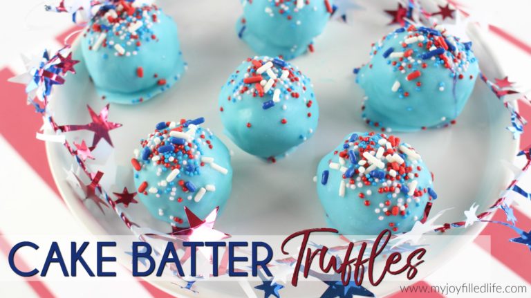 Amazing, Easy to Make Cake Batter Truffles - My Joy-Filled Life