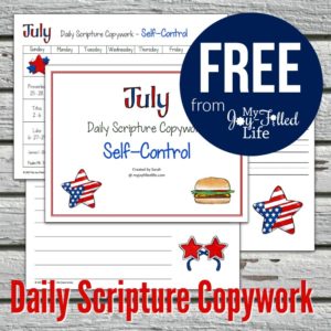 Scripture Copywork Calendar Archives - My Joy-Filled Life