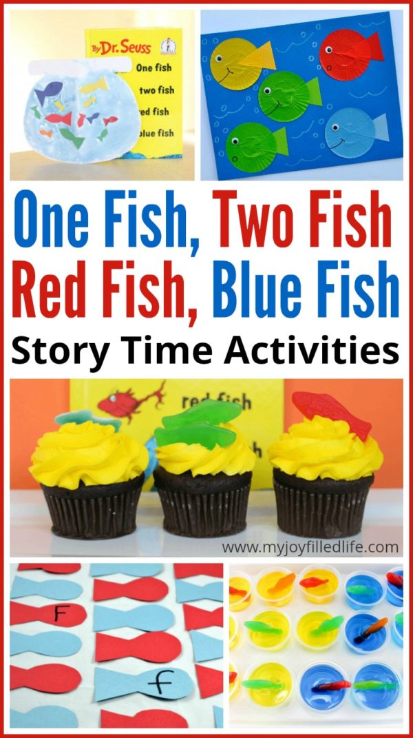 One Fish, Two Fish, Red Fish, Blue Fish Story Time Activities - My Joy ...
