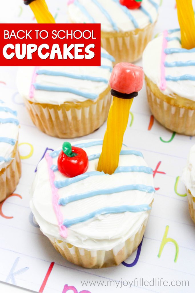 Easy to Make Back to School Cupcakes - My Joy-Filled Life