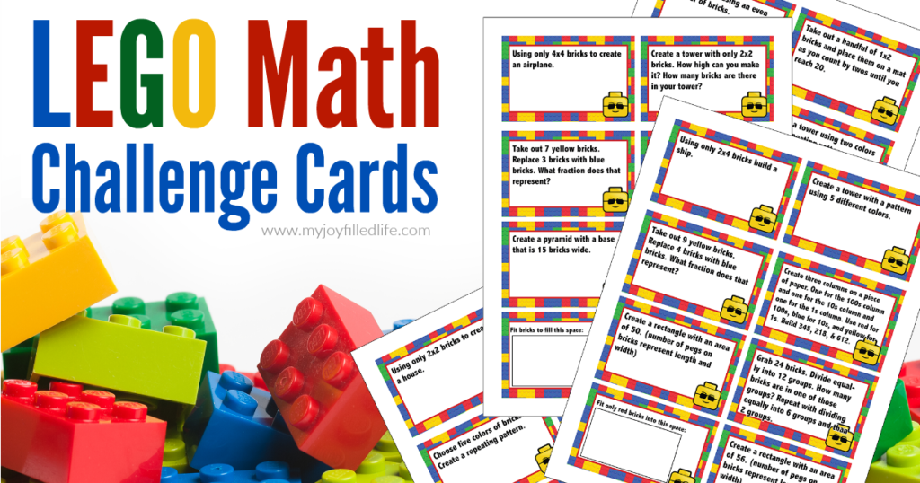 FREE Printable Math Challenge Cards - My Joy-Filled Life