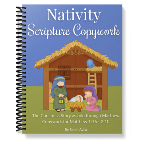 Nativity Scripture Copywork - My Joy-Filled Life