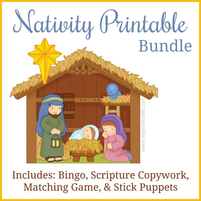 Nativity Stick Puppets - My Joy-Filled Life