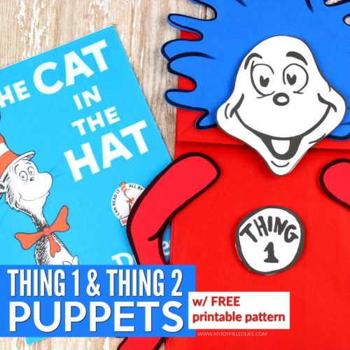 Thing 1 & Thing 2 Puppet Pattern - My Joy-Filled Life