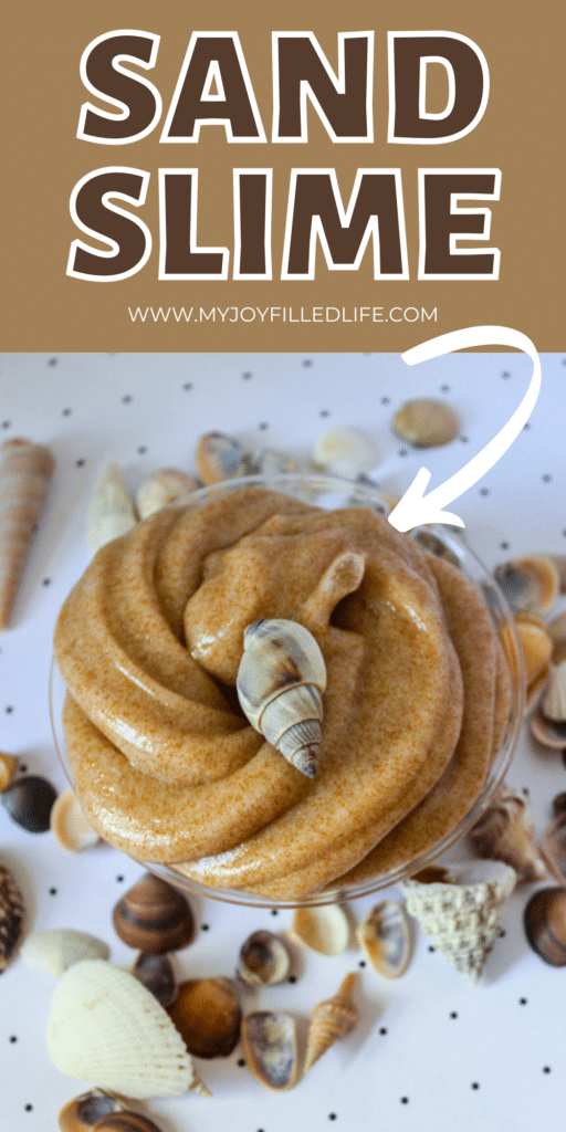 How to Make Sand Slime - My Joy-Filled Life