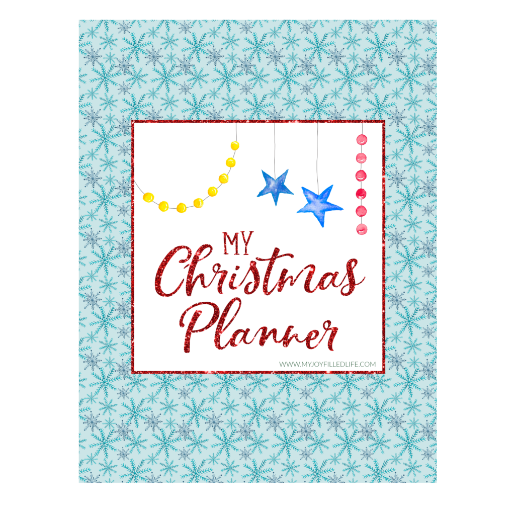 Printable Christmas Planner My Joy Filled Life