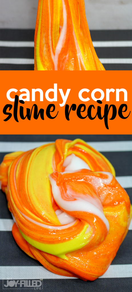 Candy Corn Slime - My Joy-Filled Life