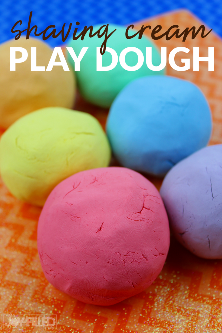 Shaving Cream Play Dough - My Joy-Filled Life
