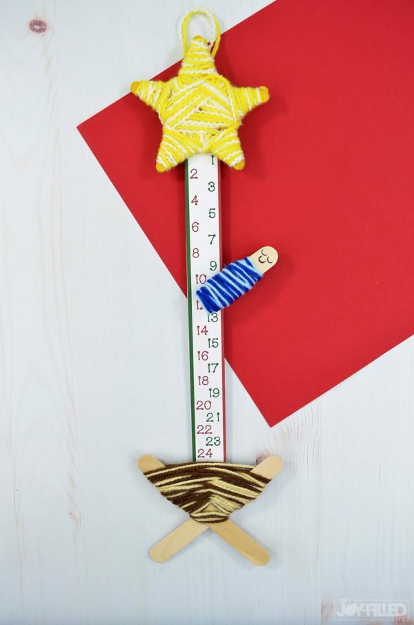Christmas Countdown Nativity Craft - My Joy-Filled Life