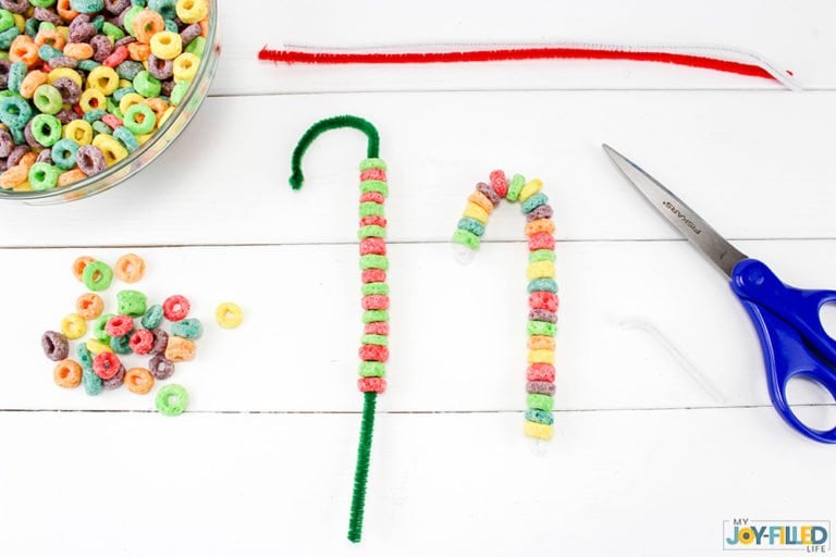 Fine Motor Candy Cane Craft - My Joy-Filled Life