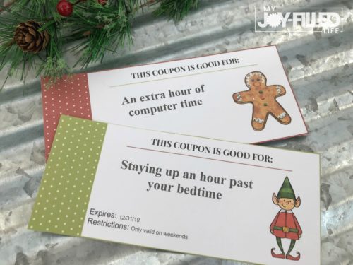 Printable Editable Christmas Coupon Book - My Joy-Filled Life