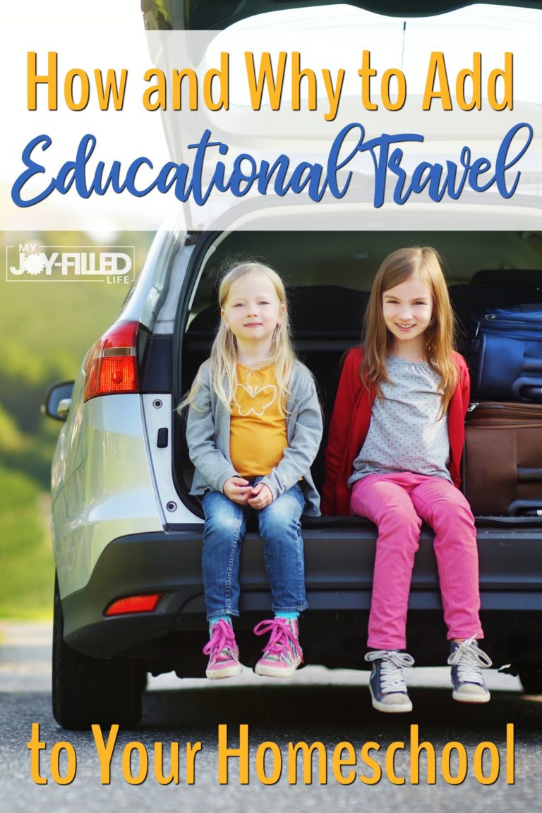How and Why to Add Educational Travel to Your Homeschool - My Joy ...
