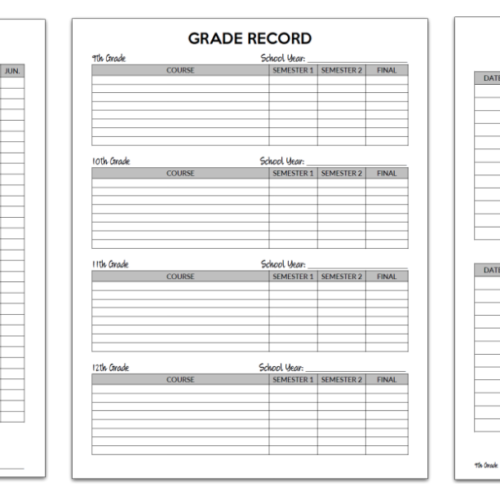 The 4 Year Plan - Homeschool Planner for High School - My Joy-Filled Life