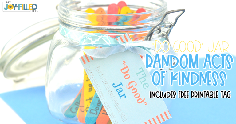 Random Acts of Kindness Jar for Kids