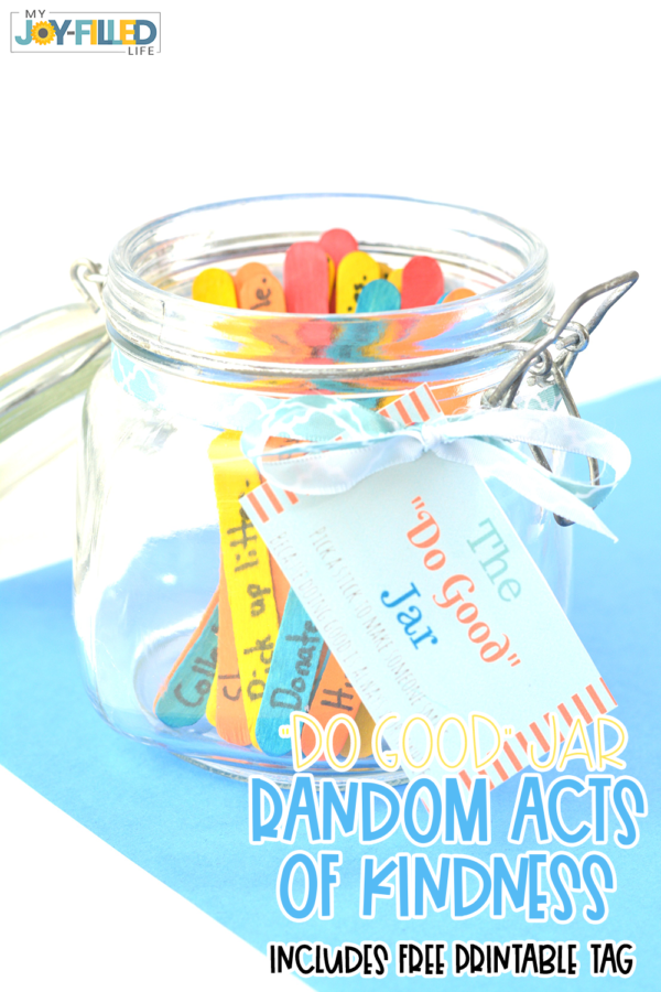 Random Acts of Kindness Jar for Kids