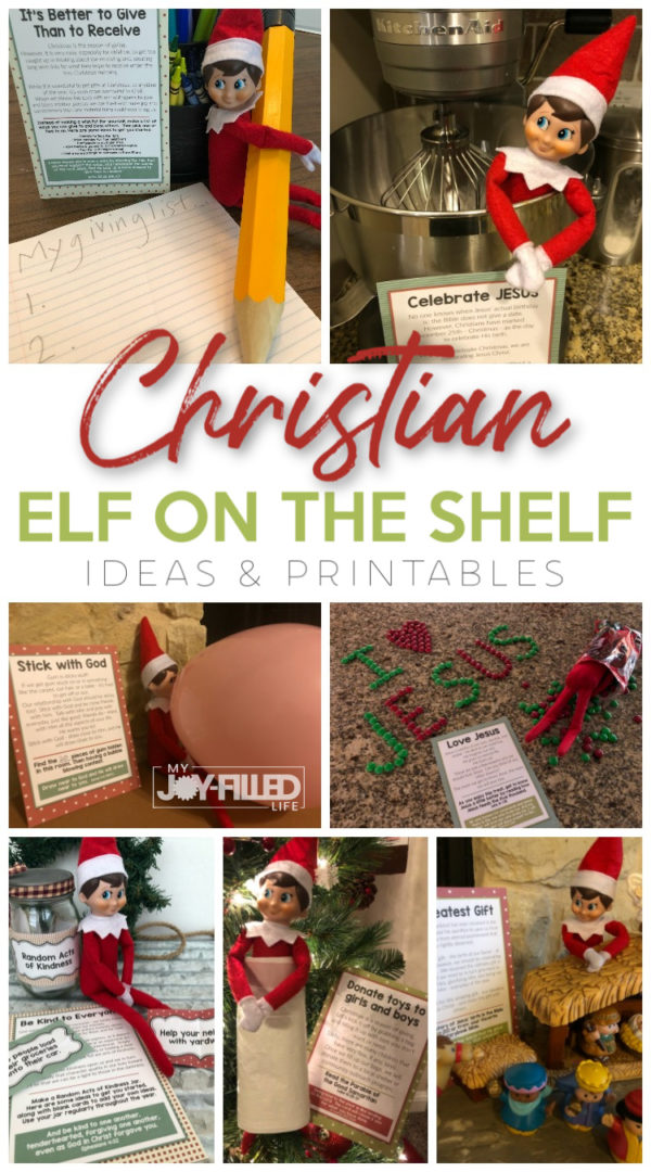 Christian Elf on the Shelf Ideas & Printables - My Joy-Filled Life