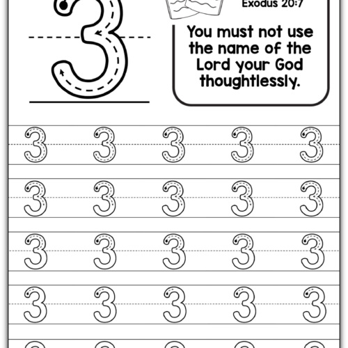 Learning Numbers with the Bible - My Joy-Filled Life