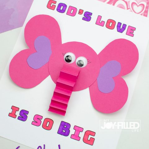 Christian Valentine's Day Craft for Kids - God's Love is So BIG