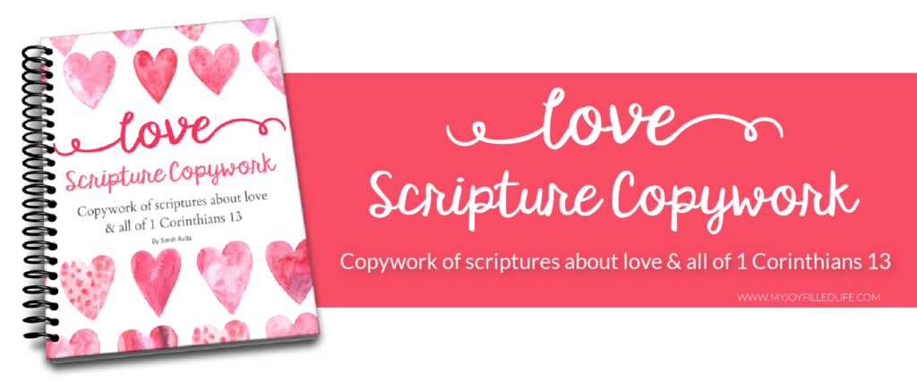 God's Word in My Heart Scripture Copywork - My Joy-Filled Life