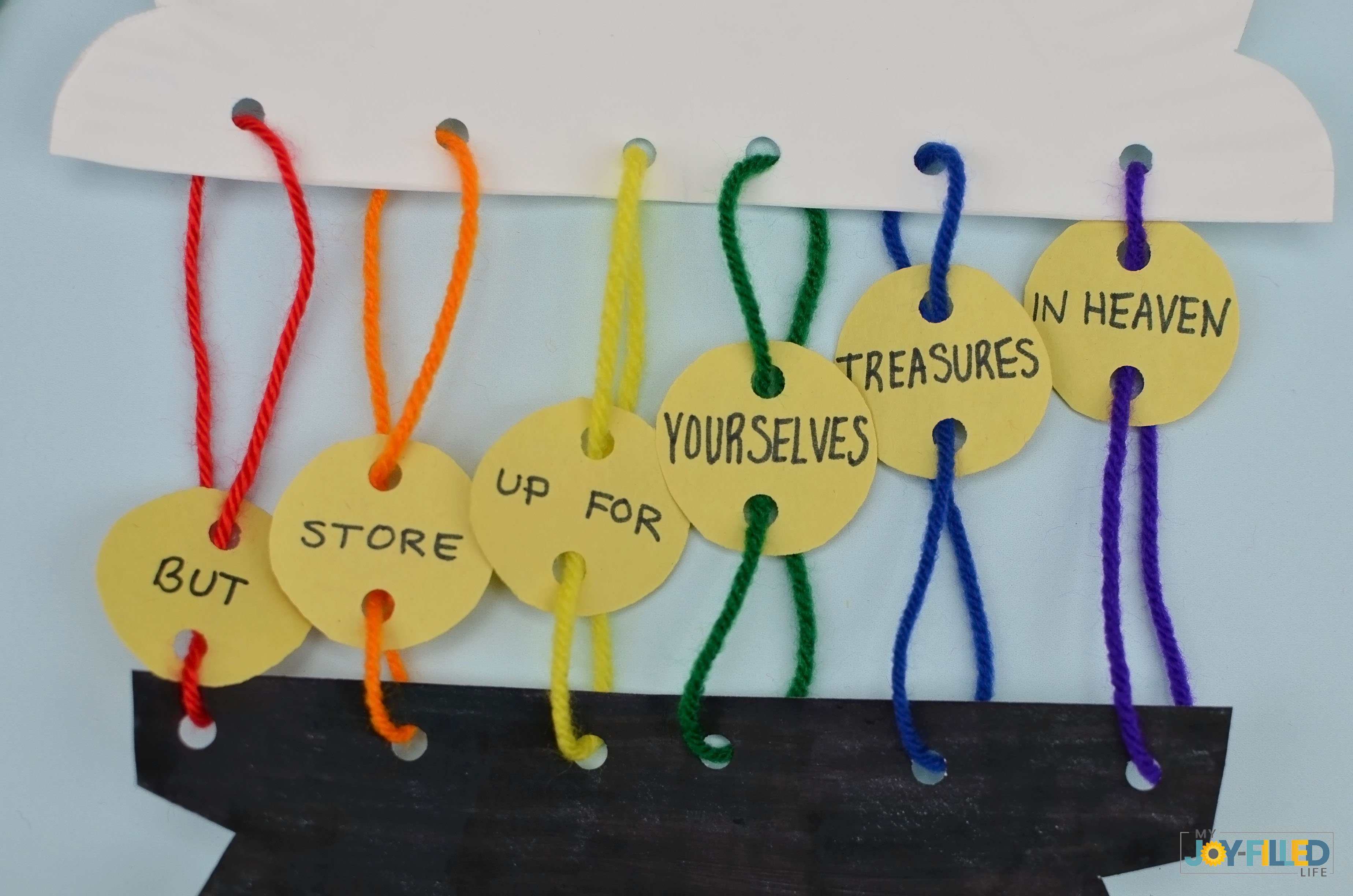 Treasures in Heaven Scripture Craft - My Joy-Filled Life