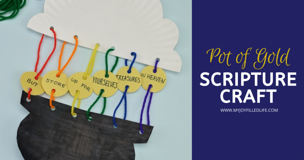 Treasures in Heaven Scripture Craft - My Joy-Filled Life