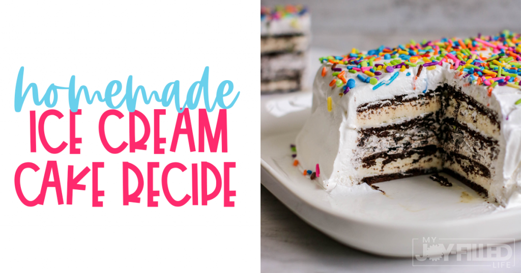 Homemade Ice Cream Cake