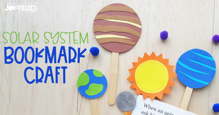 Solar System Bookmark Craft - My Joy-Filled Life