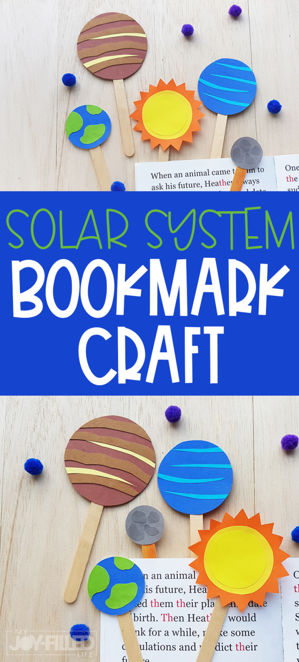 Solar System Bookmark Craft - My Joy-Filled Life